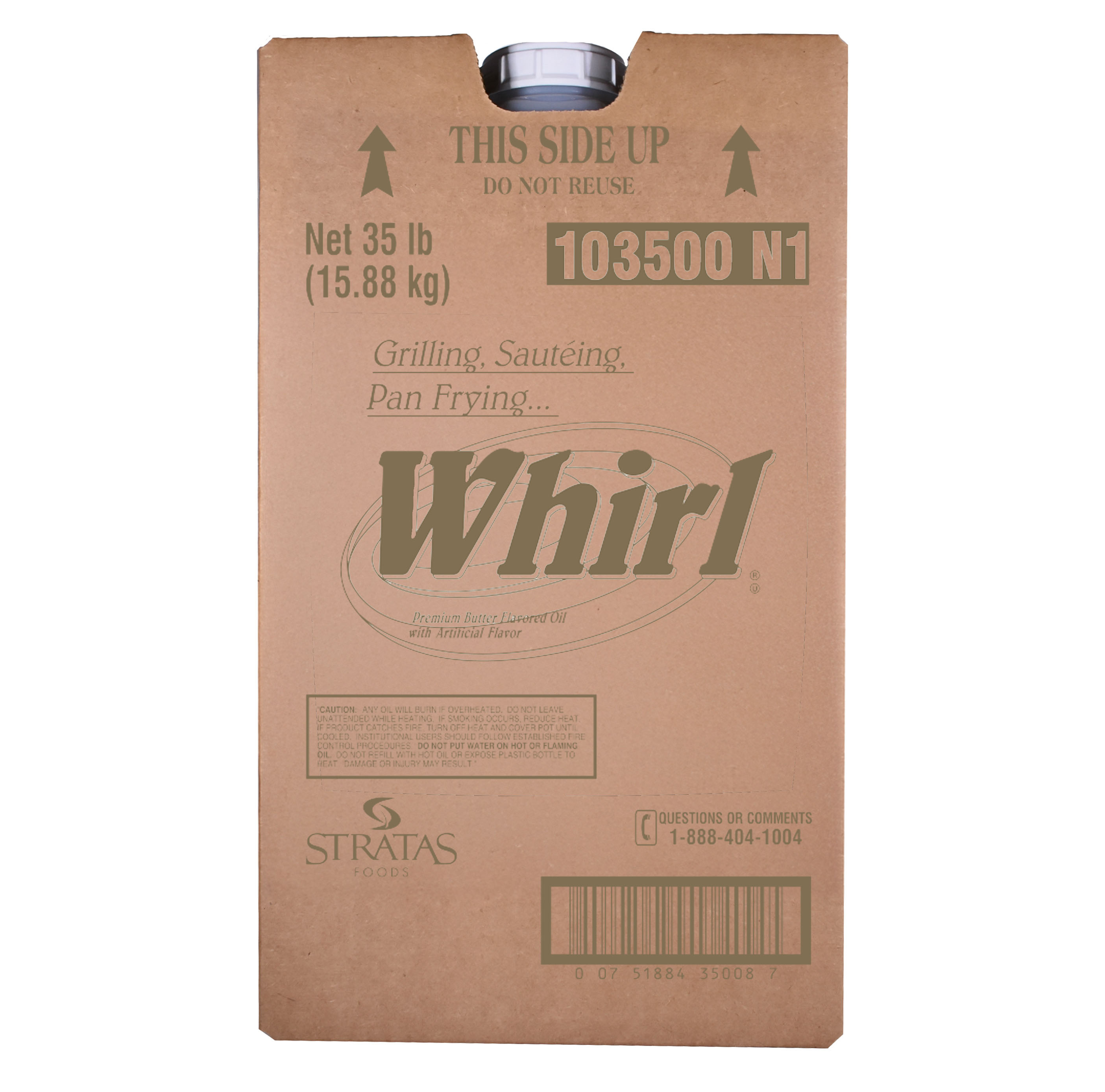 Whirl® Butter Flavored Oil | Products | Stratas Foods