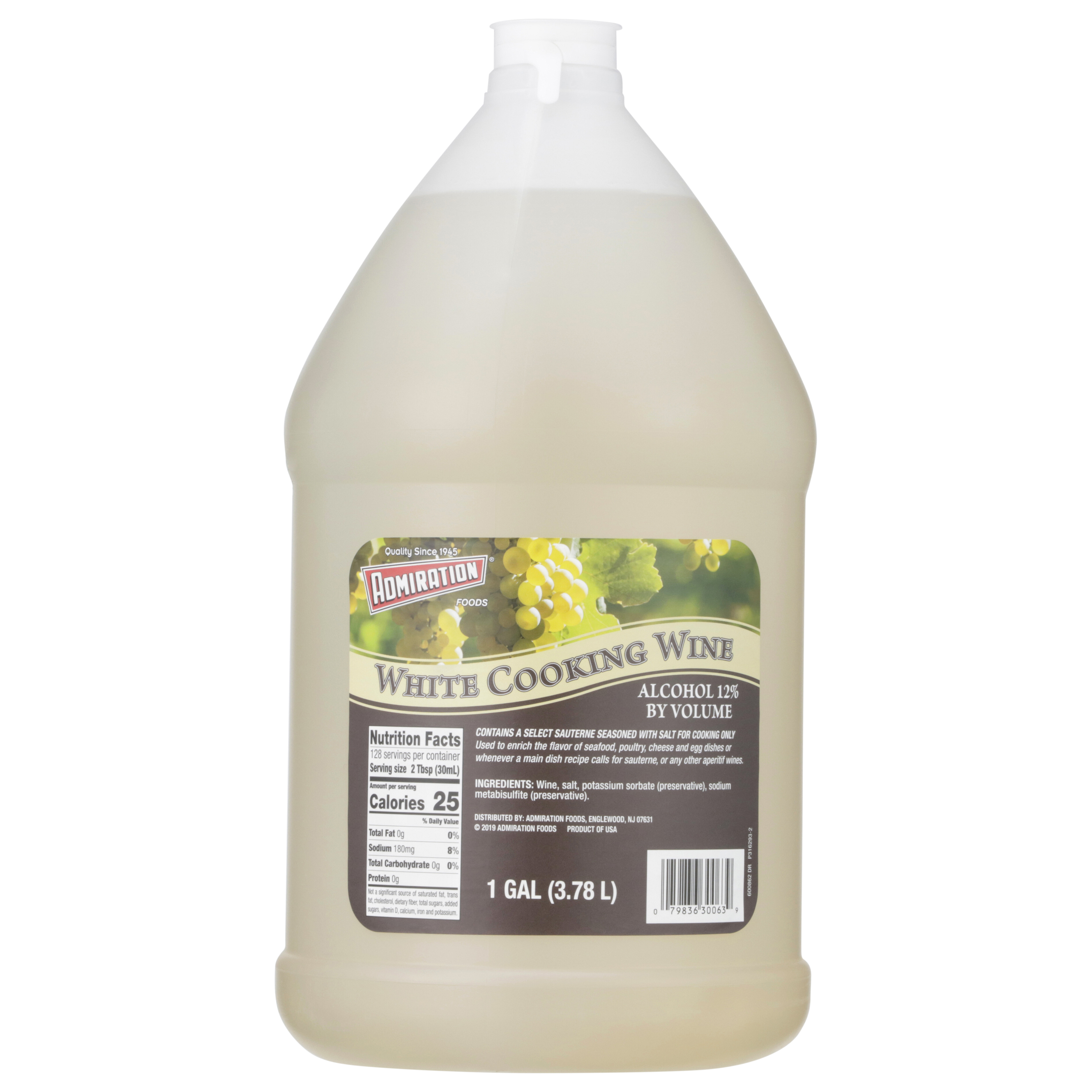 Admiration® Foods Vinegar White Cooking Wine | Products | Stratas Foods