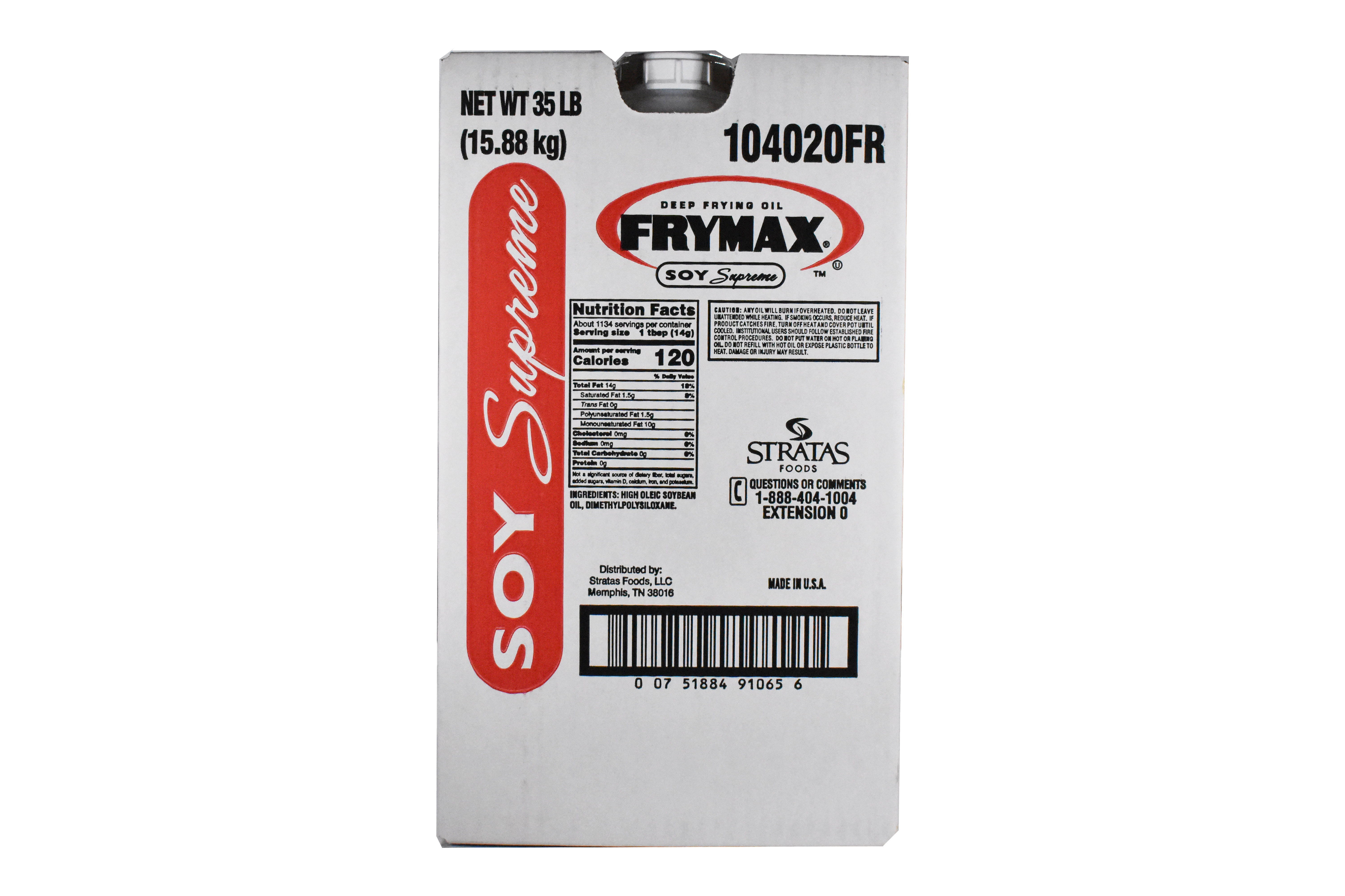 Frymax® Soy Supreme Frying Oil | Products | Stratas Foods